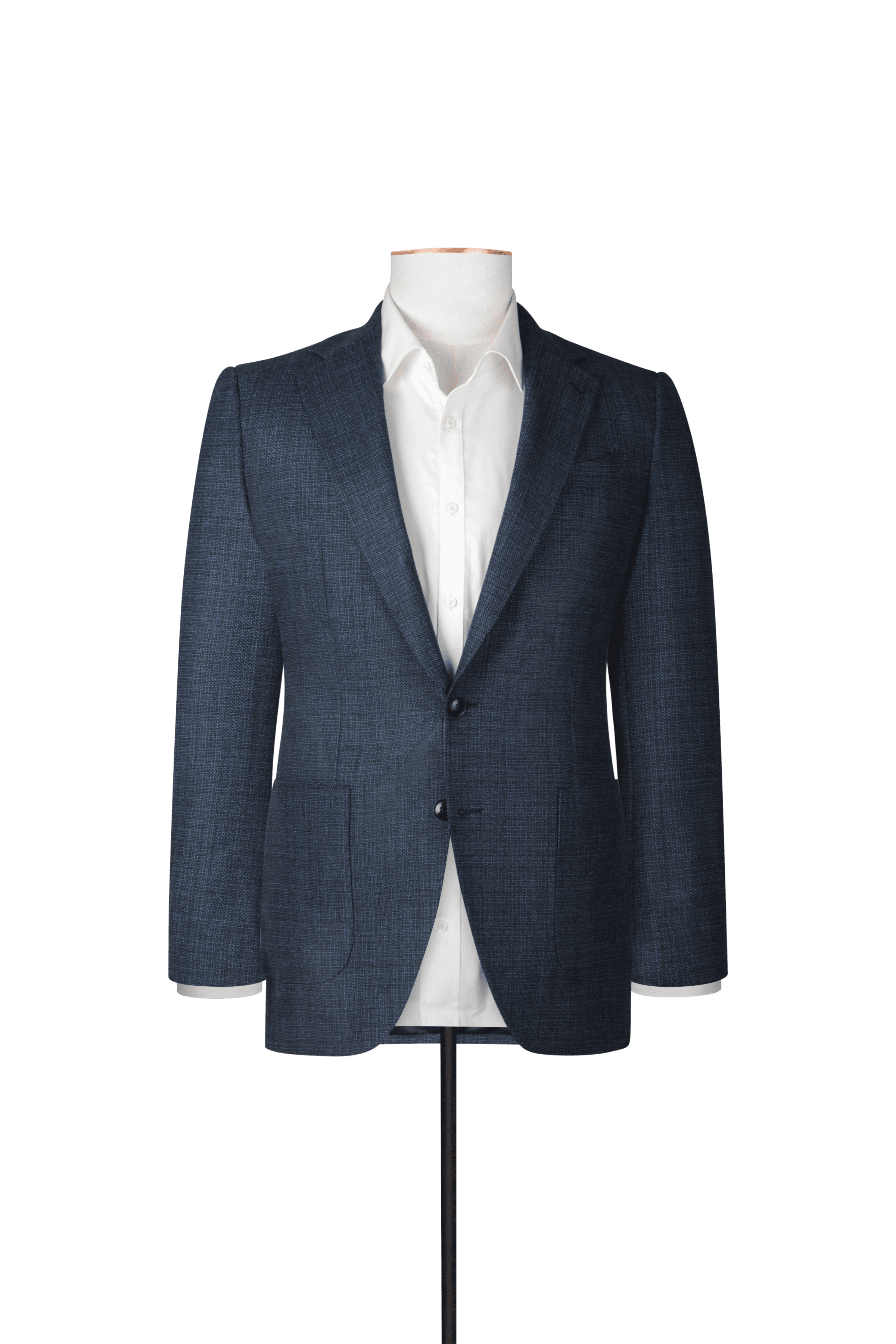 Knot Standard Blue Boucle Blazer by Knot Standard